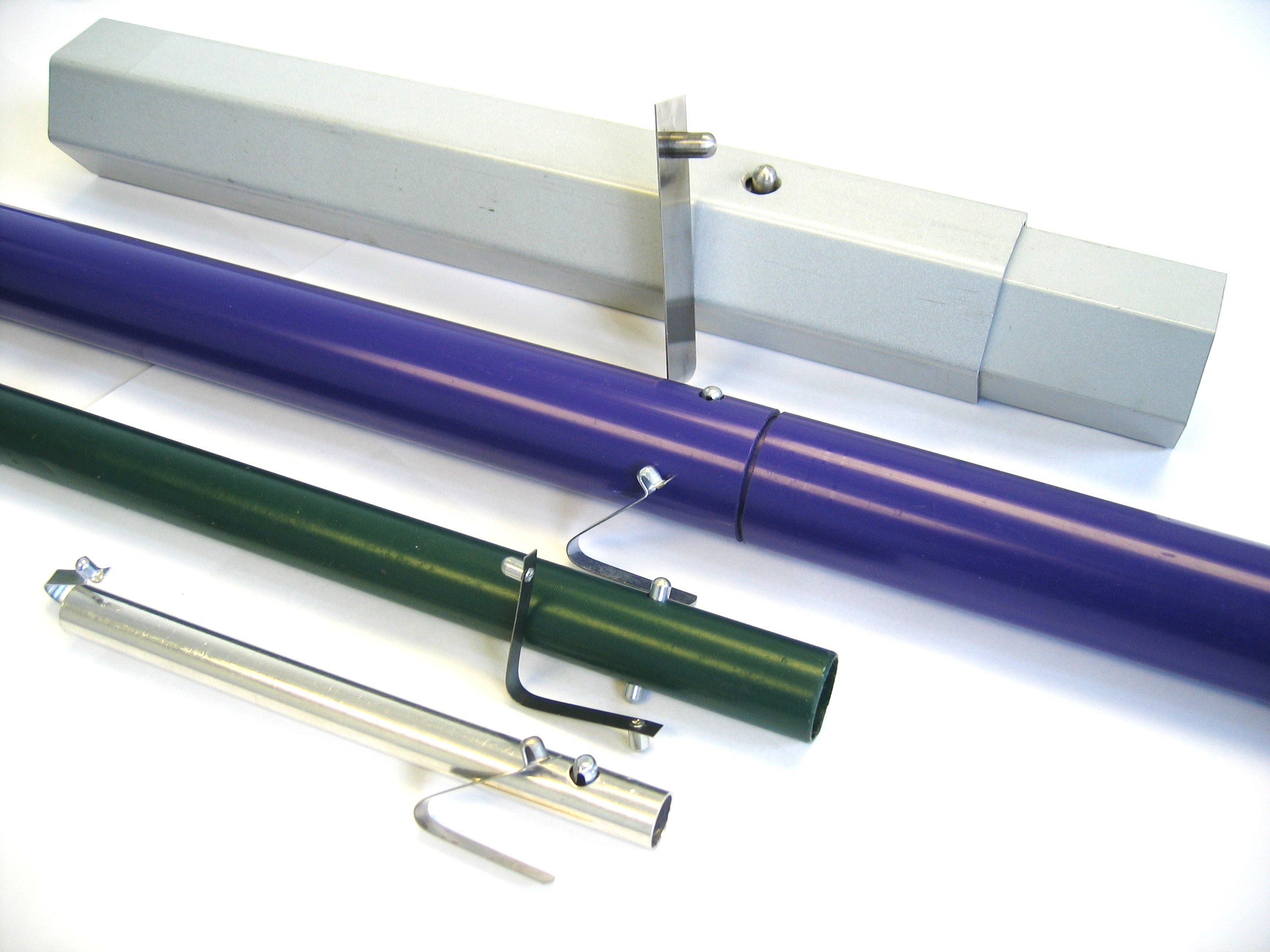 Tube Button Clips - Pressed and Solid buttons. Kayak Paddle Spring Snap ...