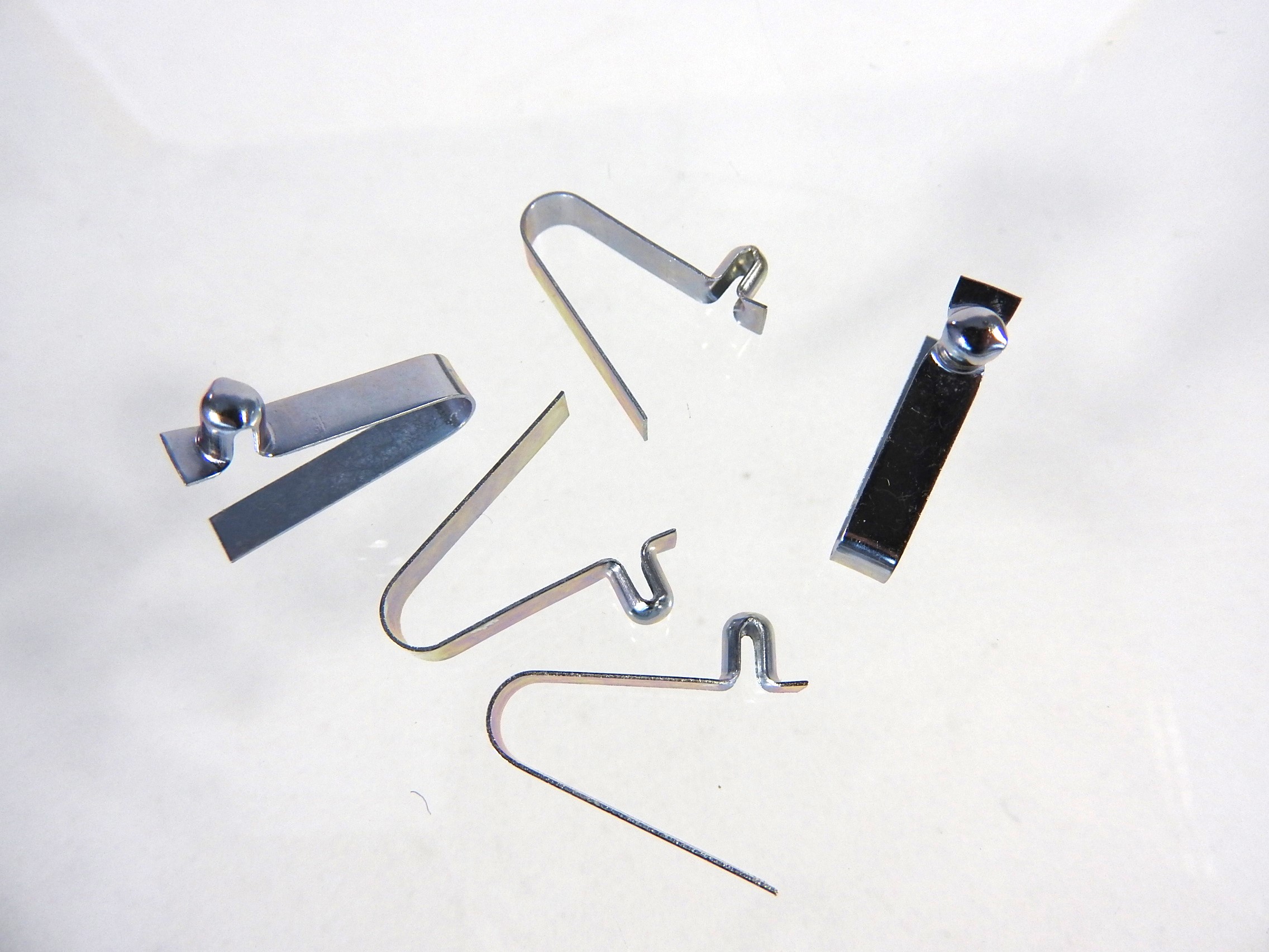 Tube Button Clips - Pressed and Solid buttons. Kayak Paddle Spring Snap ...