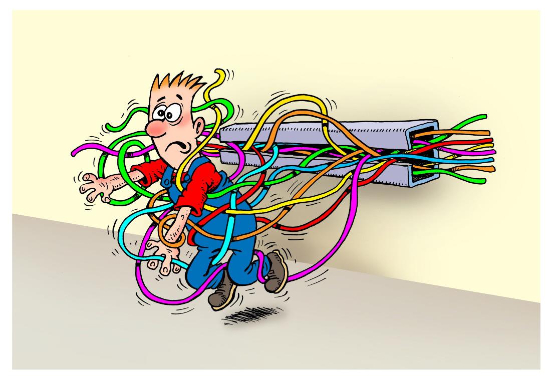 Cable Retainers, Electrical wire tidy's
