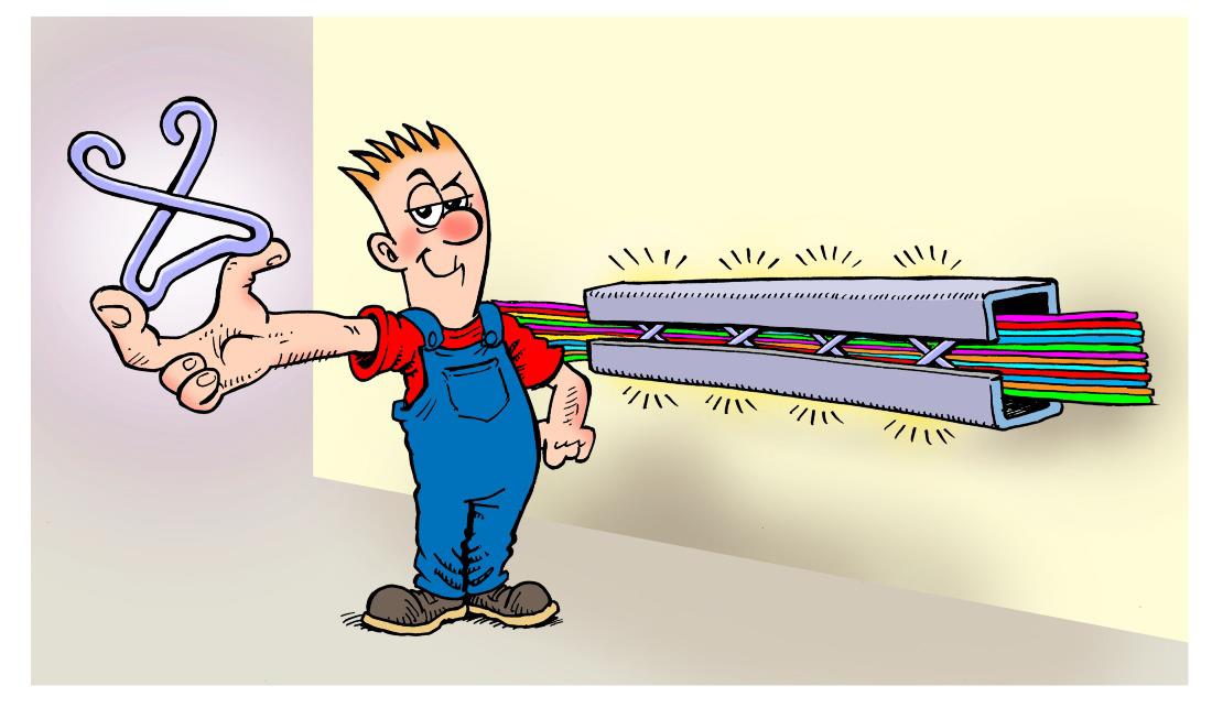 Cable Retainers, Electrical wire tidy's
